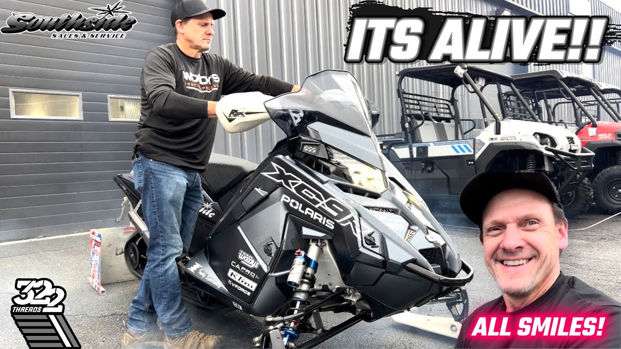 2024 POLARIS XCR 9R BUILD PART 3 | FIRST FIRE UP! THIS SLED IS GOING TO ...