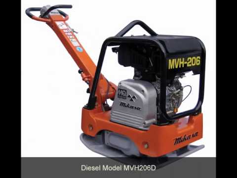 Multiquip's Mikasa Plate Compactors by GOTGREATTOOLS.COM - YouTube