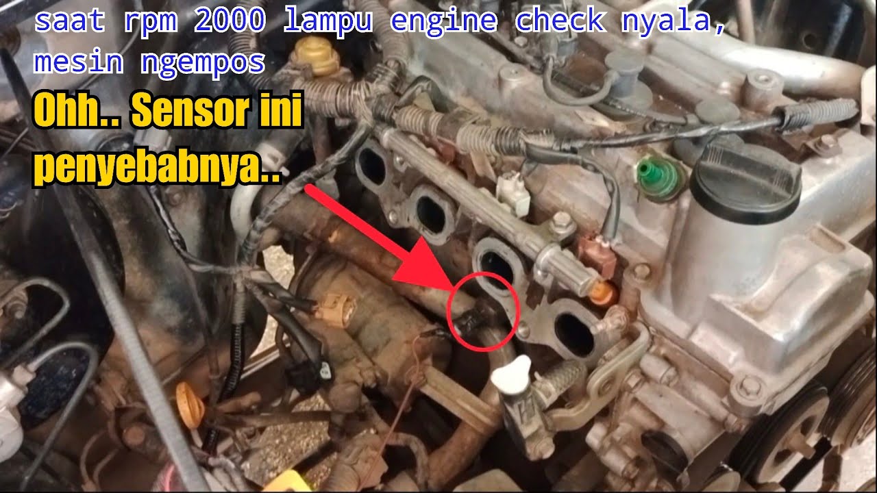 Avanza lampu kuning nyala (engine check) mesin ngempos saat RPM 2000 ...