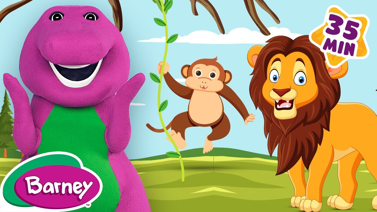 Barney's Animal Safari | NEW COMPILATION | Learn Animals |Barney the ...