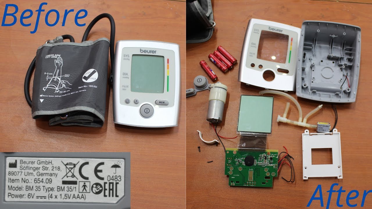 What's inside Beurer BM 35 Upper Arm Blood Pressure Monitor? - YouTube