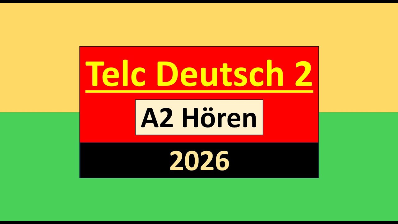 Telc A2 || Start Deutsch 2 Hören Modelltest mit Lösung am Ende || Vid ...