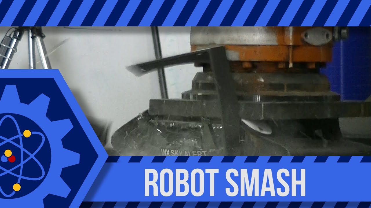 Smashing TVs with a KUKA Robot: Cuz We Can #4 - YouTube
