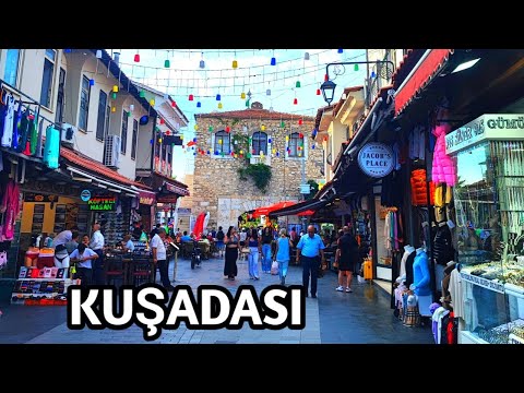 KUŞADASI CITY CENTER TÜRKIYE | WALKING  TOUR 2026 | 4k UHD 60fps