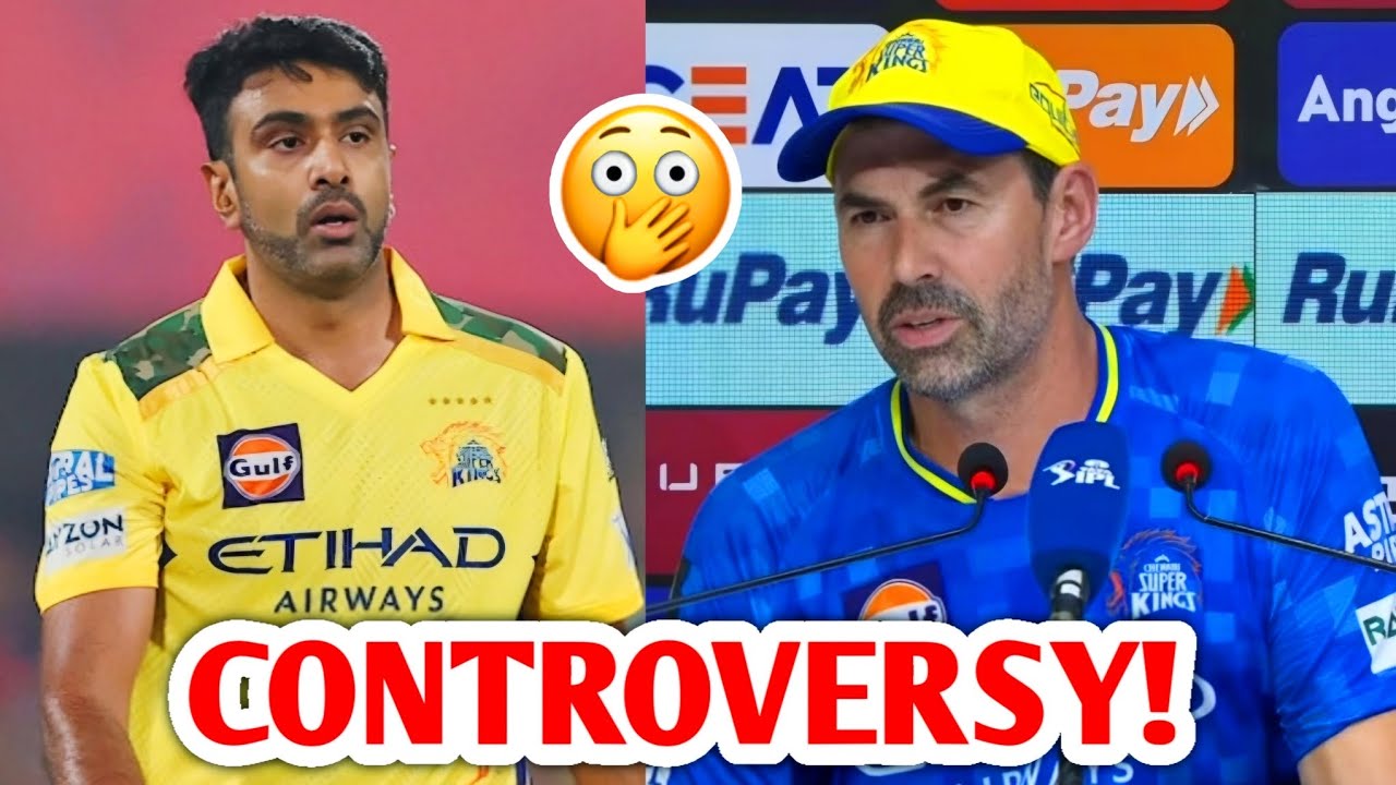 Ashwin YouTube Channel CONTROVERSY - CSK Coach Reacts! 😡| Ashwin CSK ...