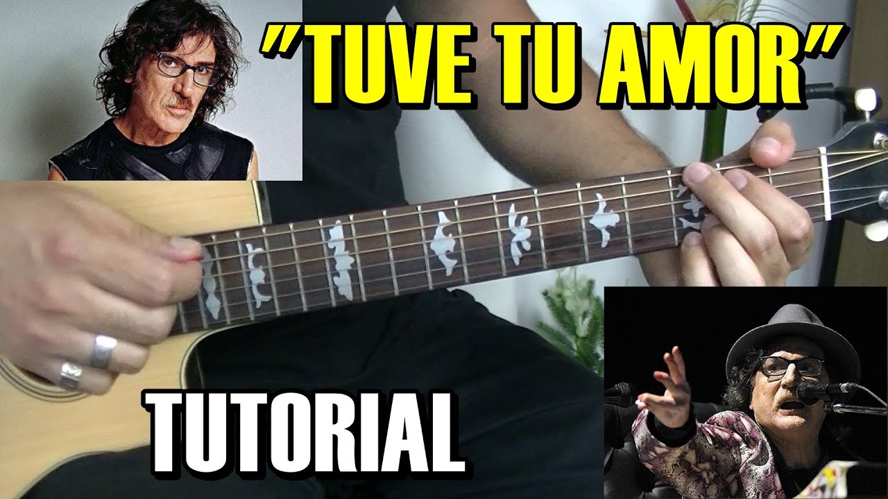 Como tocar "Tuve tu amor" de Charly García en Guitarra Completo - YouTube