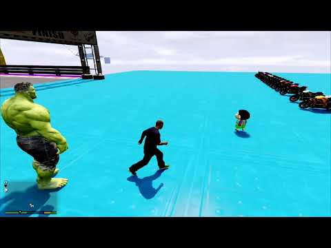 FRANKLIN TRIED IMPOSSIBLE STAIRWAY TO HEAVEN PARKOUR RAMP CHALLENGE GTA ...