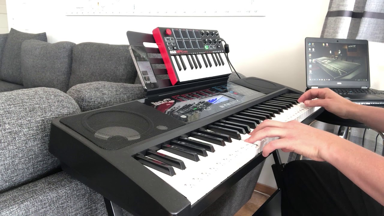 AO Beginner Synth Cover using RockJam RJ761 - YouTube