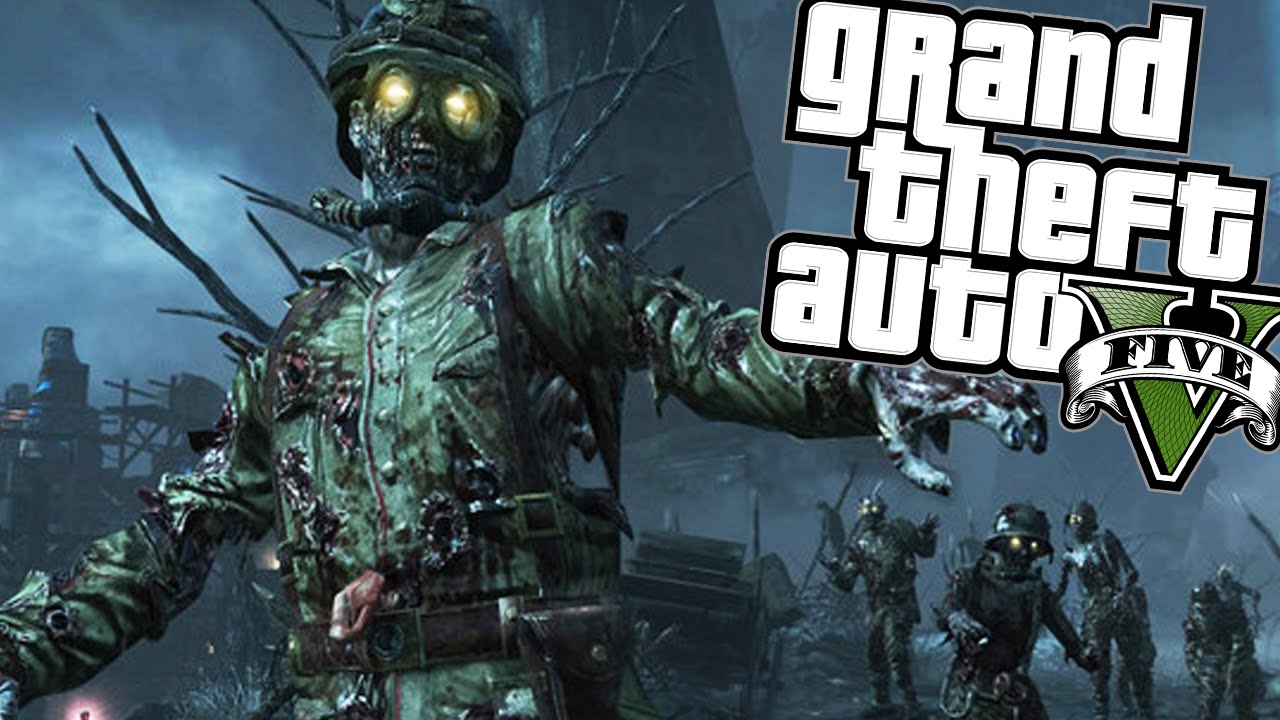 COD ZOMBIES MOD: SOBREVIVENDO NO APOCALIPSE - GTA V PC MOD - YouTube