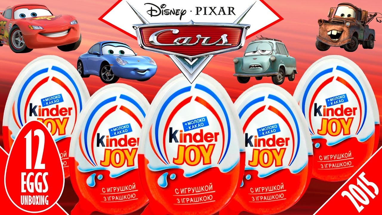 Kinder Joy Disney Pixar Cars Edition 2015 Rare Collectibles Toys! - YouTube