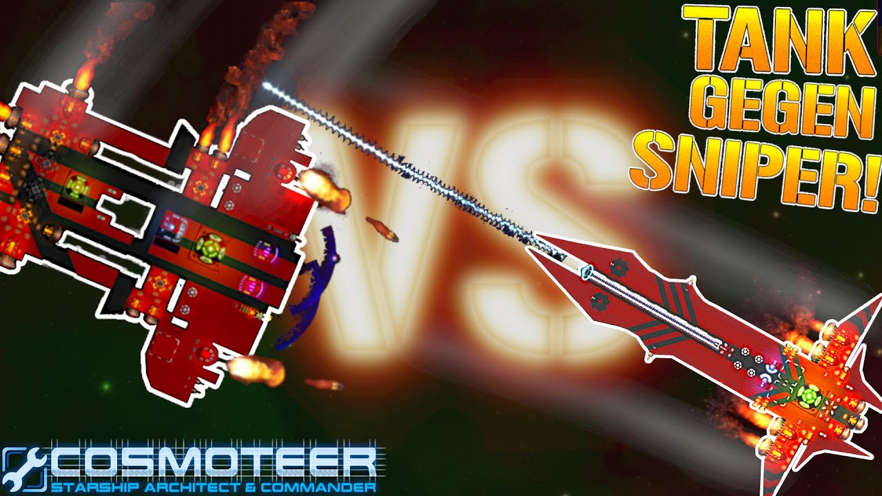 JAGD die RAILGUN! 10-Minuten-Challenge | Cosmoteer Multiplayer - YouTube