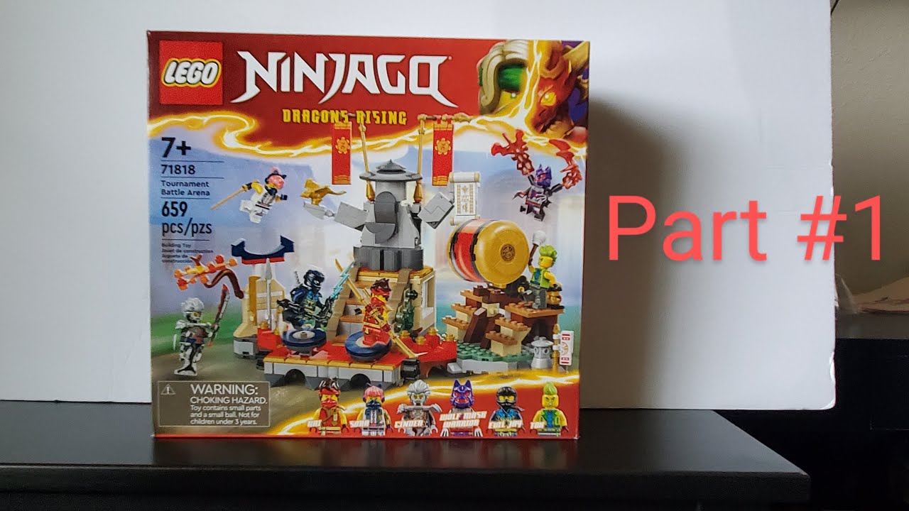 Lego Ninjago Dragons Rising tournament battle arena building part 1 ...