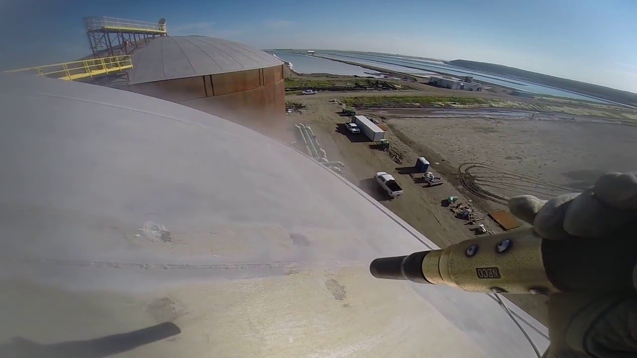 Stainless Steel Sandblasting - YouTube