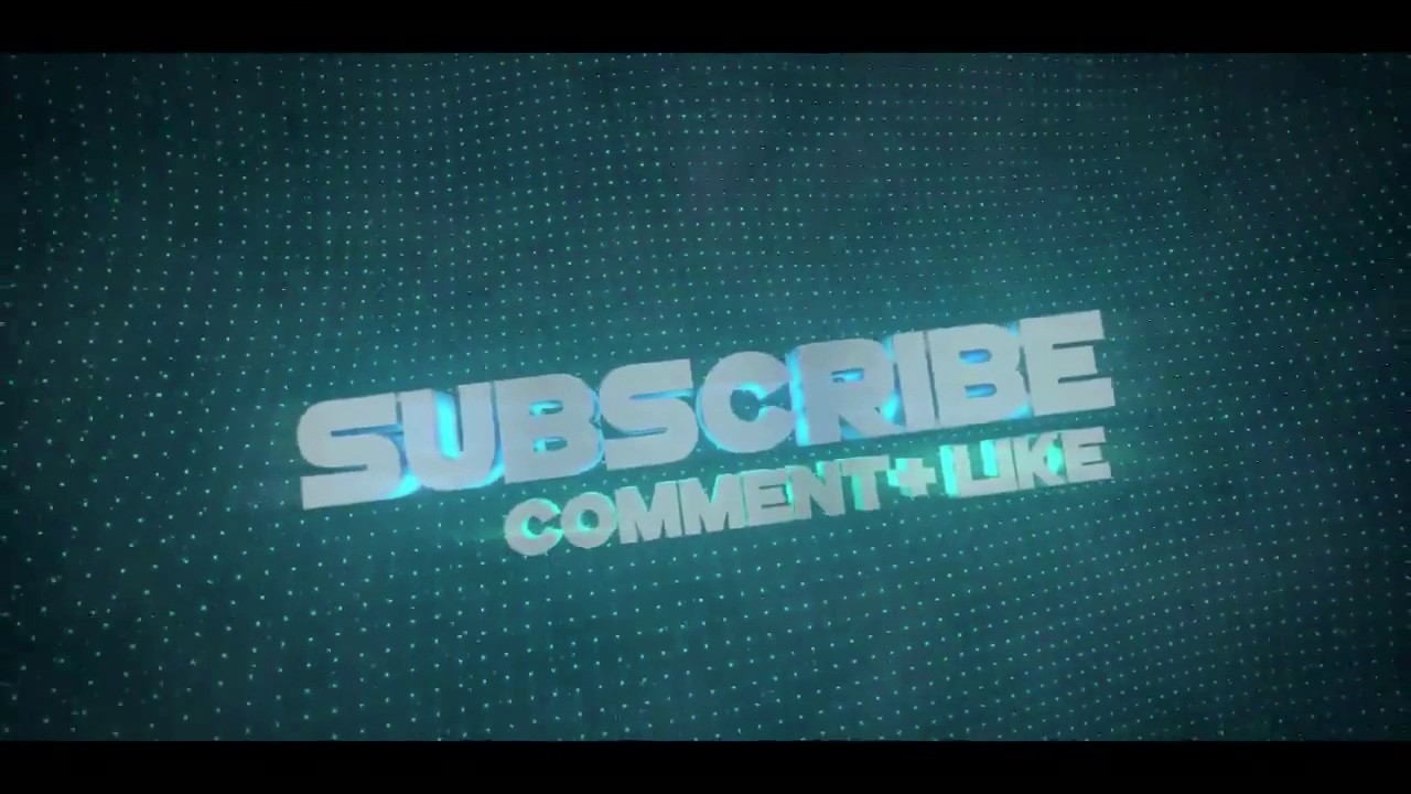 FREE OUTRO COMMENT AND SUBSCRIBE!! - YouTube