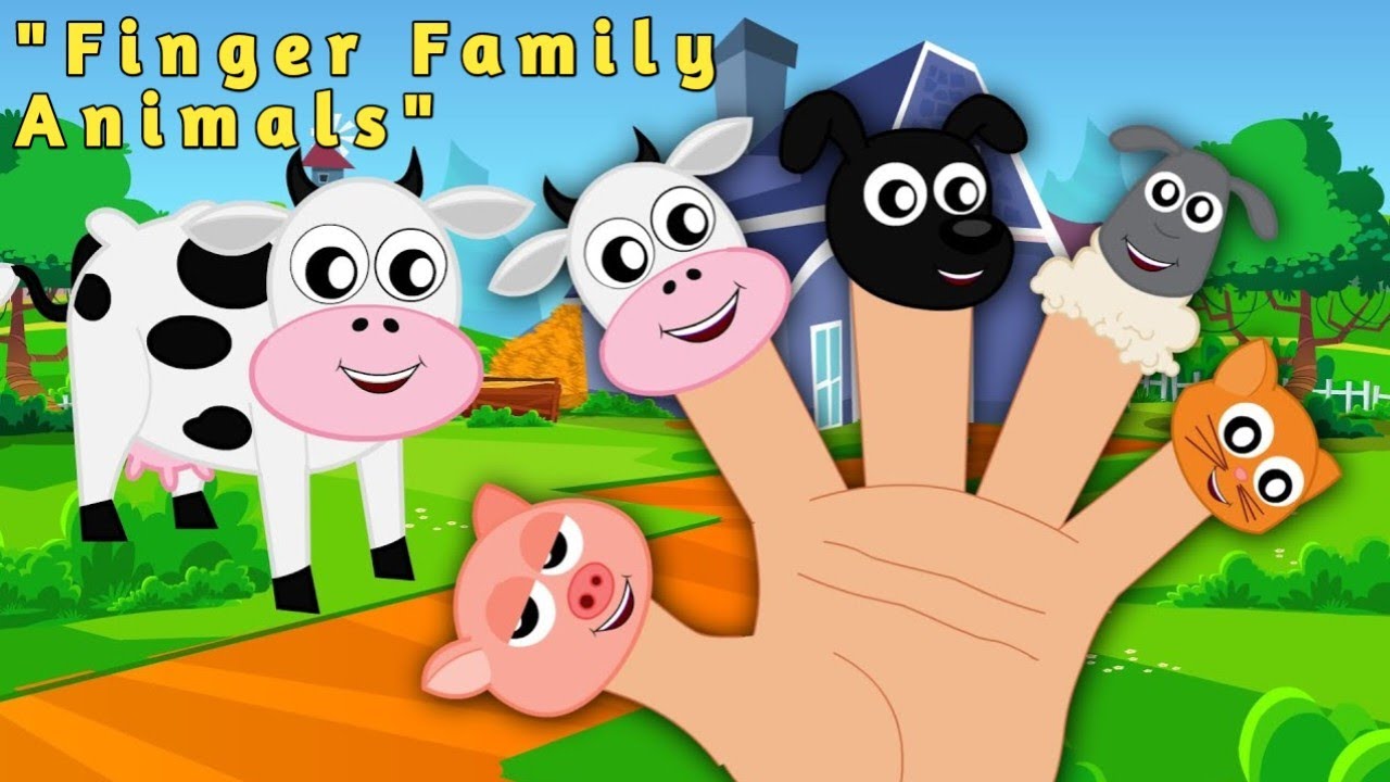 FINGER FAMILY ANIMALS | ABC Kids -Tracing & Phonics | #busybeestv # ...