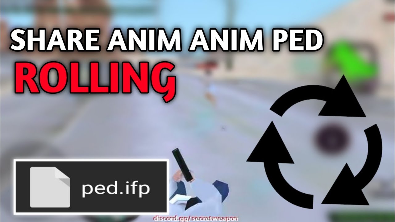 SHARE ANIM PED ROLLING + FAST JIGGLE | GTA SAMP ANDROID - YouTube