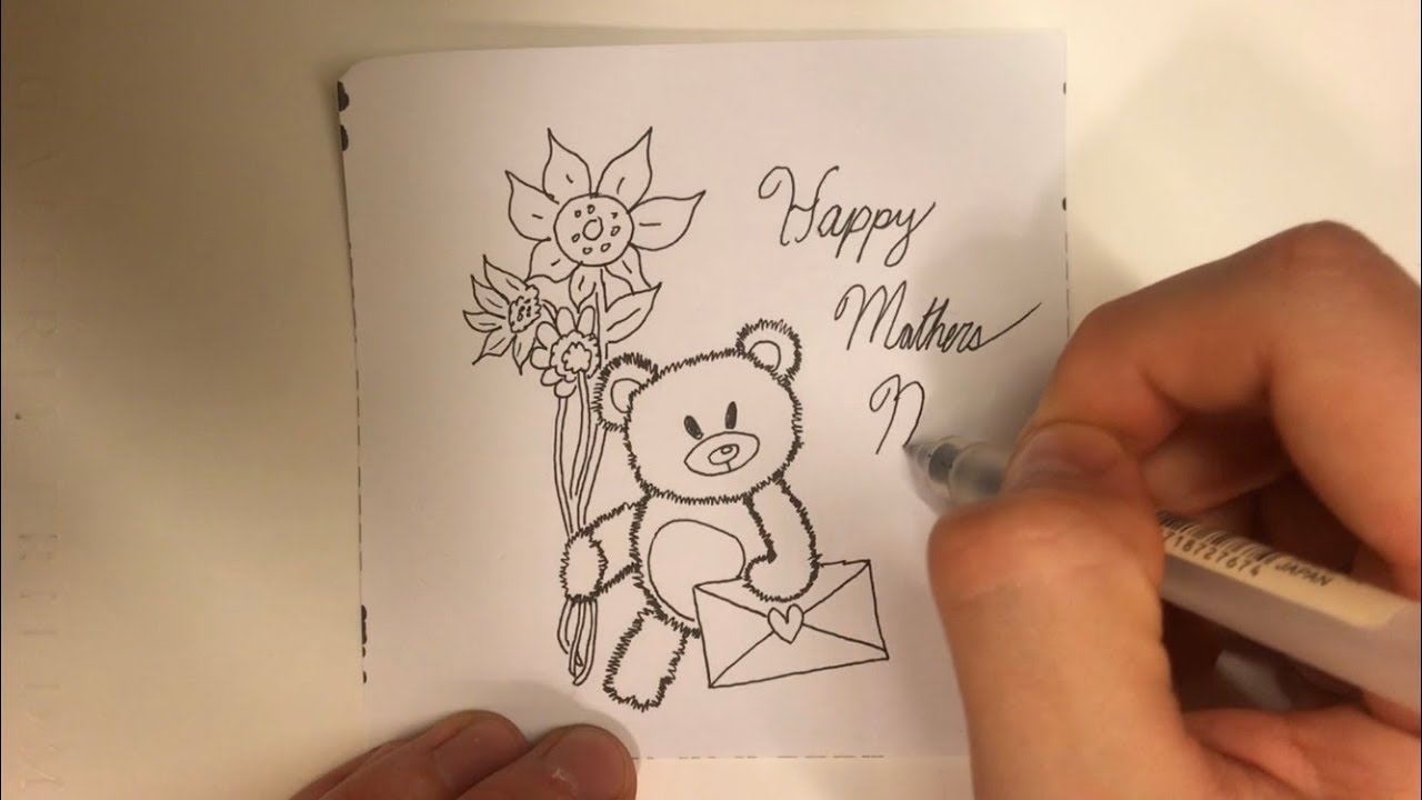 How To Draw: Mother’s Day Card! - YouTube