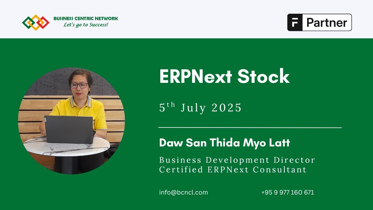 ERPNext Stock Reorder - YouTube