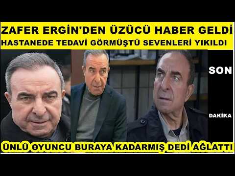 Zafer Ergin'den üzücü haber geldi hastanede tedavi görmüştü Arka Sokaklar'ın rıza babası acı haber