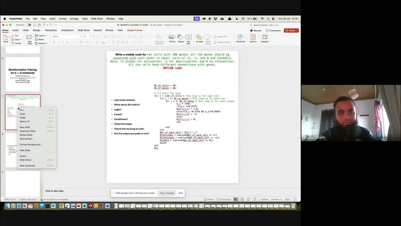 Basic Bioinformatics Course: From Lab to Computer (Day 2 Part 1 ...