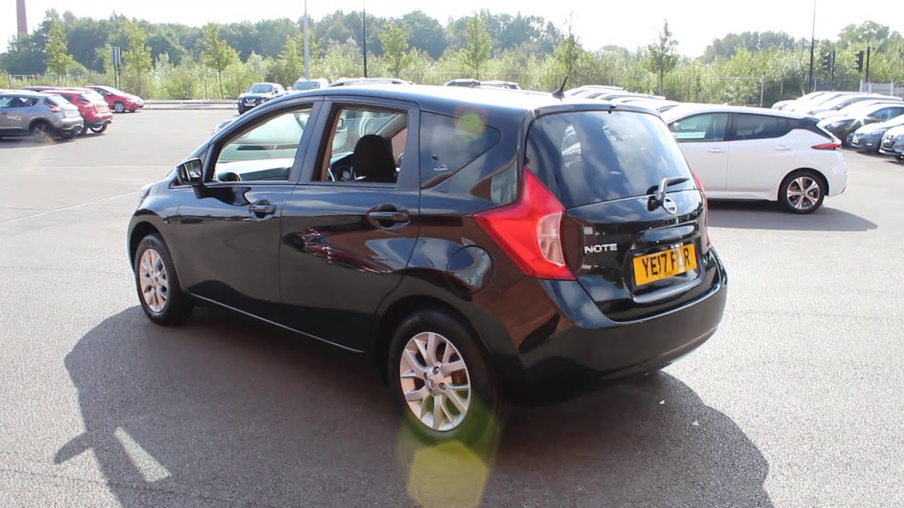 NISSAN|NOTE|BLACK - YE17FLR - YouTube