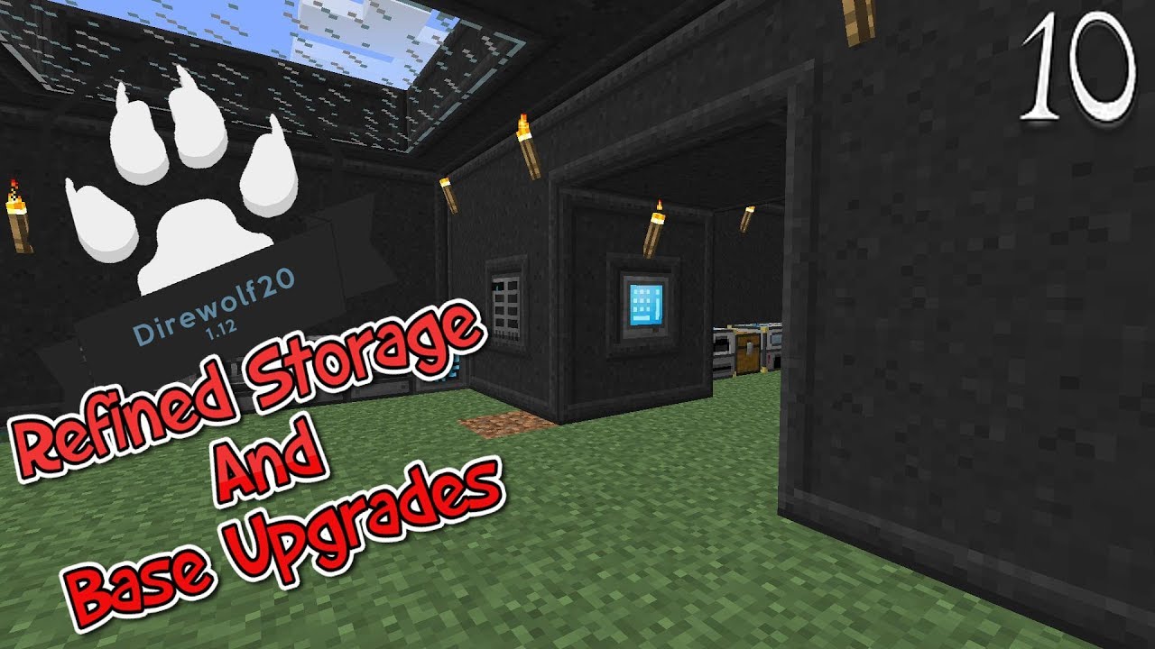 Lets Play Minecraft Direwolf20 1.12 - Refined Storage And Base Upgrades ...