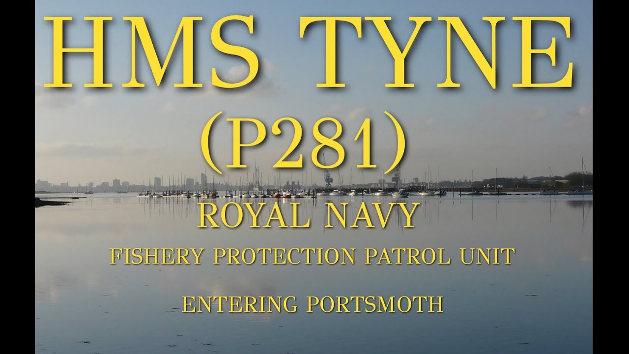 HMS TYNE (P281) ENTERING PORTSMOUTH ON THE 22ND AUGUST 2023 - YouTube