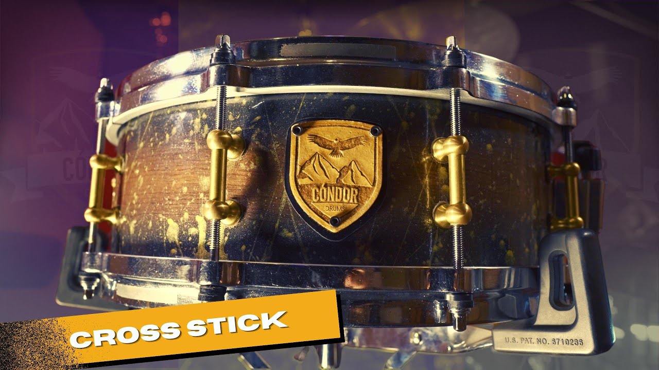 🥁 CROSS STICK Snare Plys 14 x 5.0" | Cóndor Drums | Danny Botello - YouTube