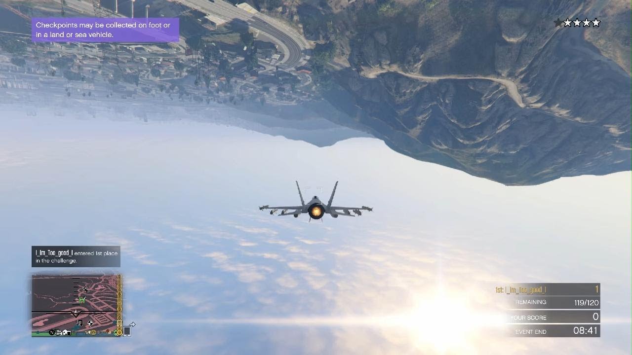 Grand Theft Auto V 5 Star Wanted Level - YouTube