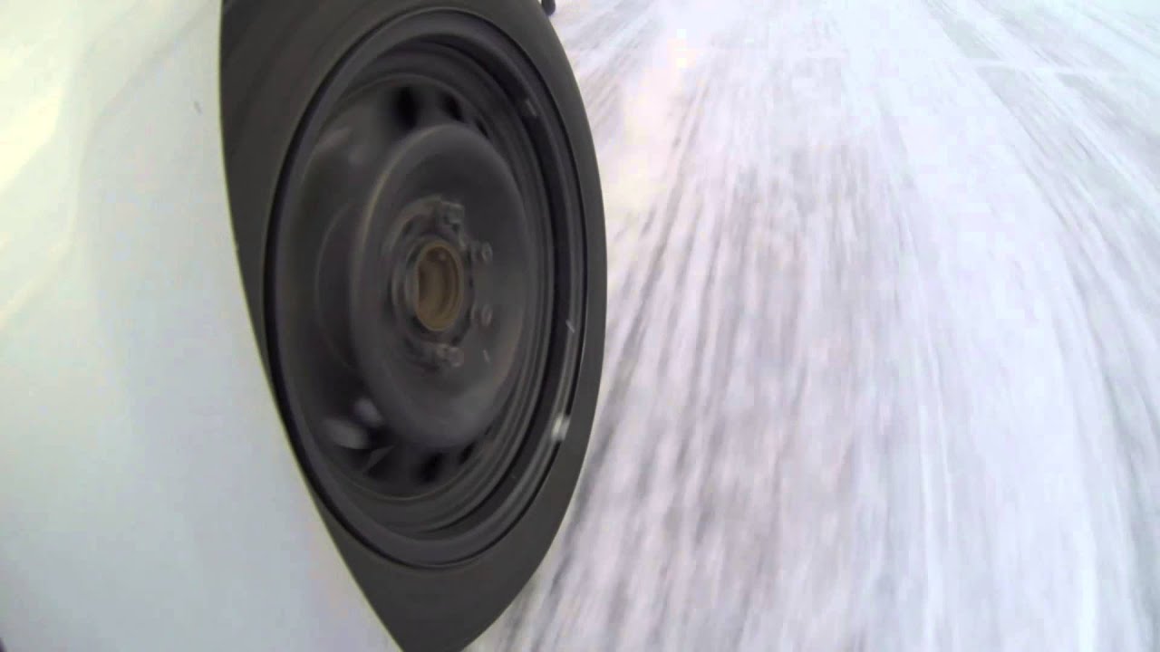 Braking on ice LT H264 - YouTube