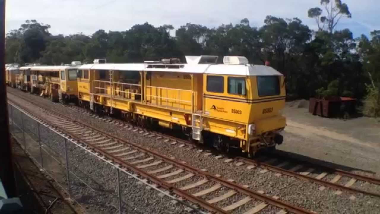 Sydney Trains Vlog 503: Trackwork Machines At Cowan - YouTube