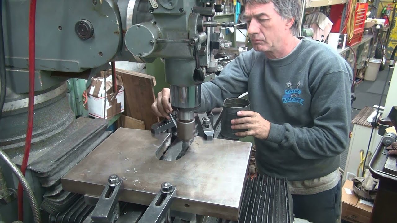 #144 the making of a flywheel truing tool crankshaft milwaukee 8 m8 evo ...