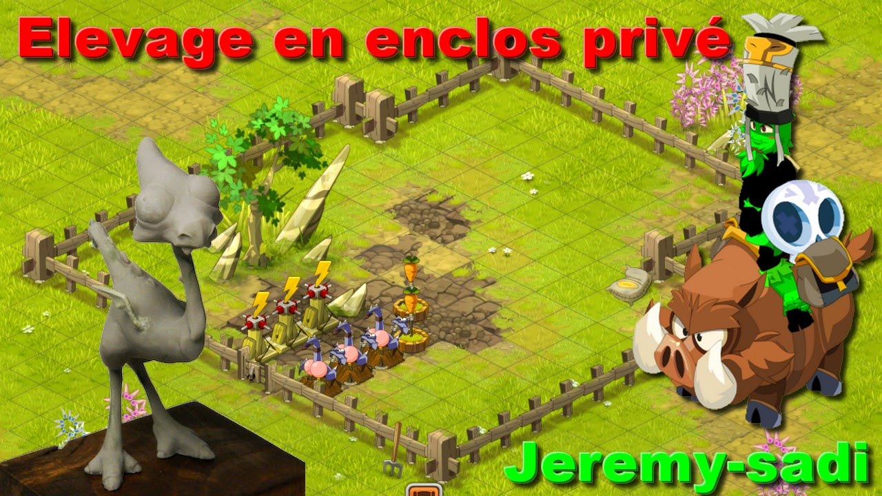 [Dofus] Jeremy-sadi - Elevage en enclos privé #1 - Objectif 40M/semaine ...