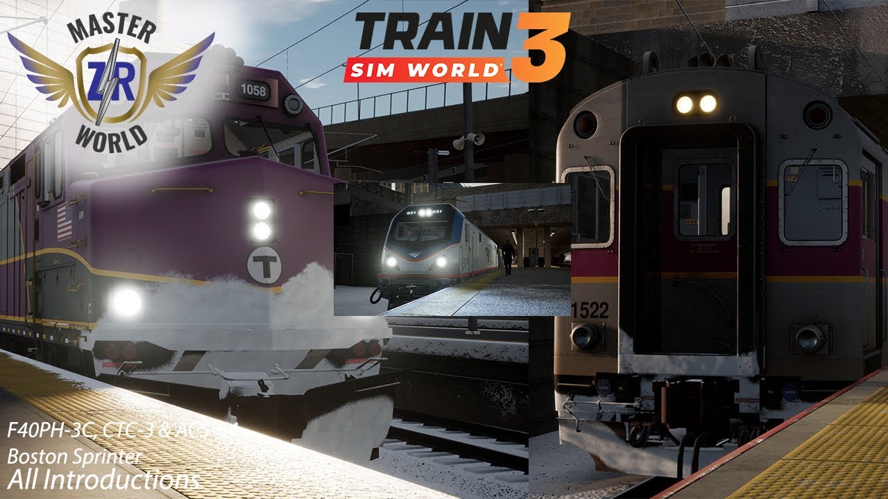 All Introductions - Boston Sprinter - Train Sim World 3 - YouTube