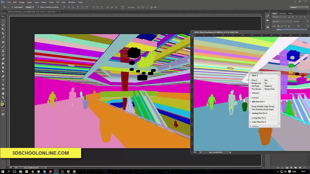 Using Render Elements To Reach Details In Depth - YouTube