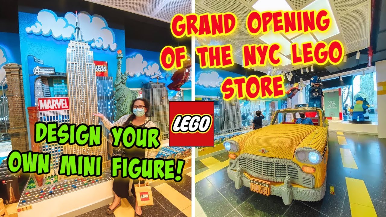 Grand Opening Of The LEGO Store Fifth Avenue New York City. Walk ...