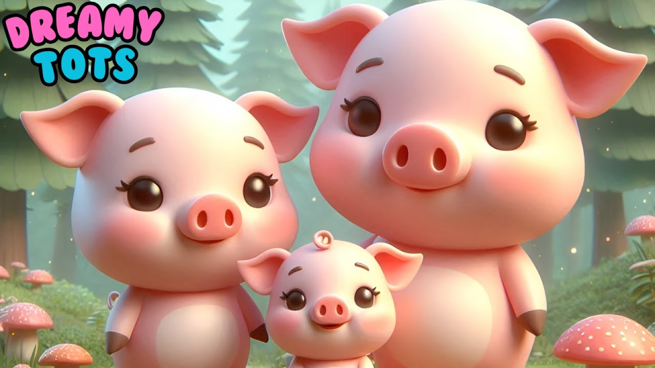 LEARN ENGLISH | KIDS SONG & NURSERY RHYMES | PIGS SONG | HAPPY PIG ...