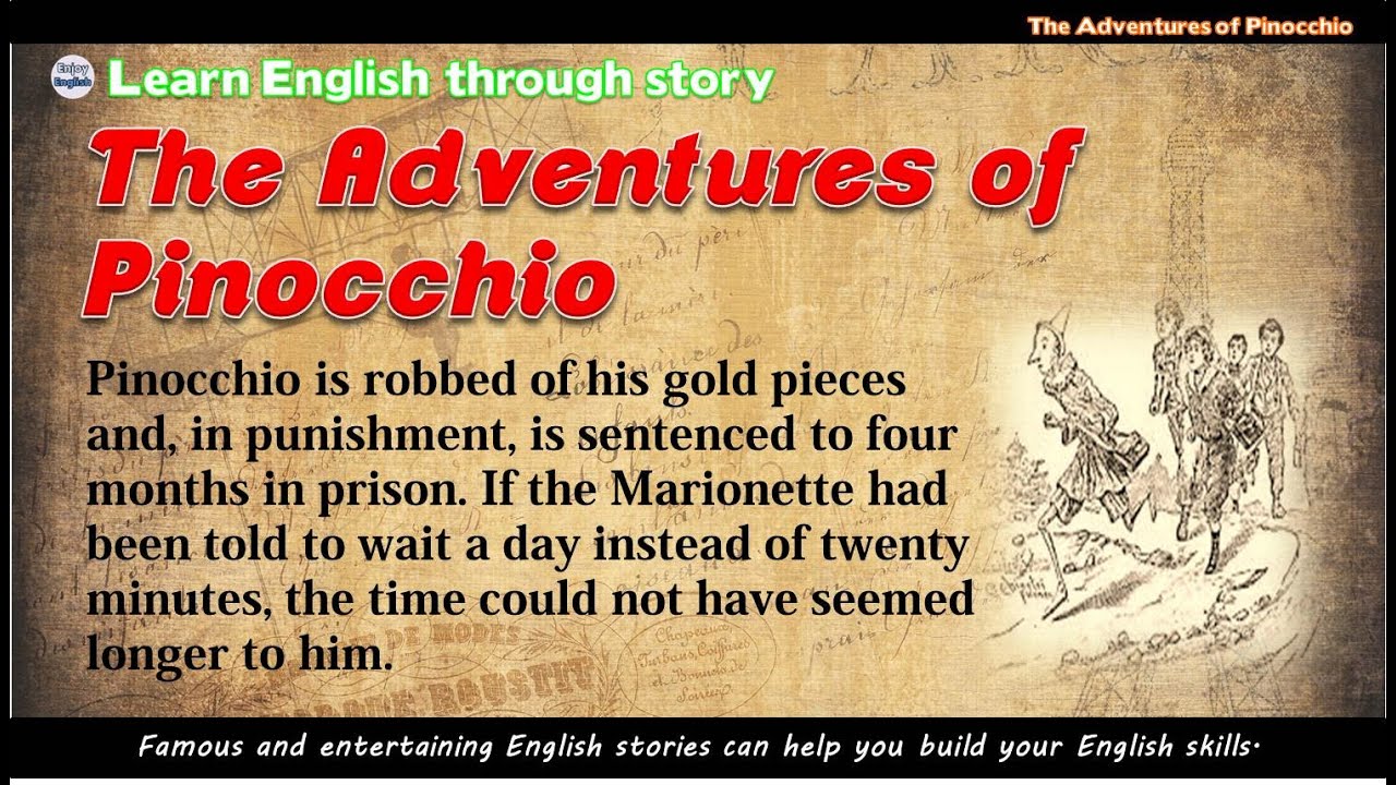 Learn English through story ♥ The Adventures of Pinocchio [Chapter 19 ...