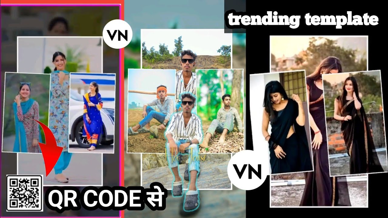 New Trending QR CODE Editing|| VN Trending Reels video editing||QR CODE ...
