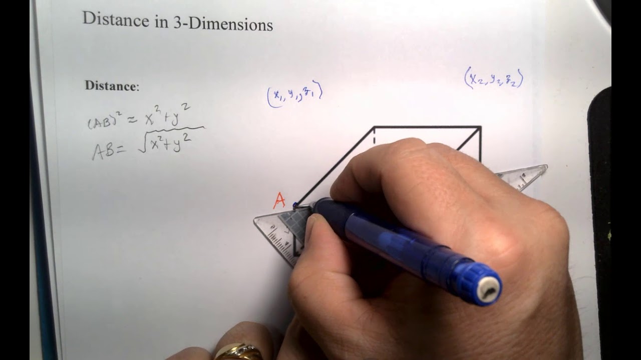Distance in 3 Dimensions - YouTube