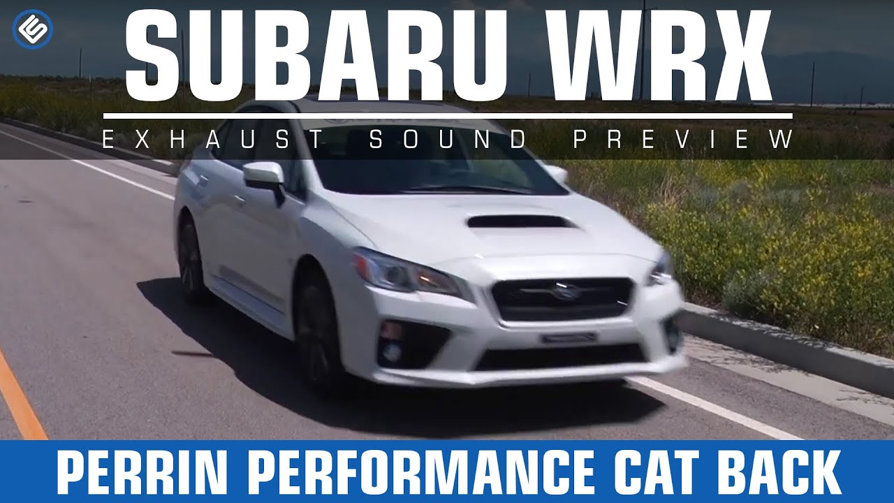 Perrin Performance Dual Tip Cat Back on 2015 WRX - YouTube
