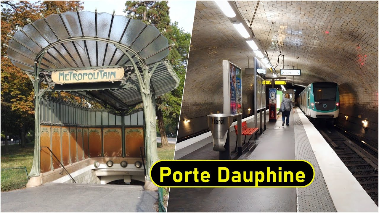 Metro Station Porte Dauphine - Paris 🇫🇷 - Walkthrough 🚶 - YouTube