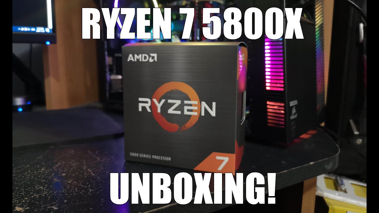 AMD Ryzen 7 5800X Unboxing! - YouTube