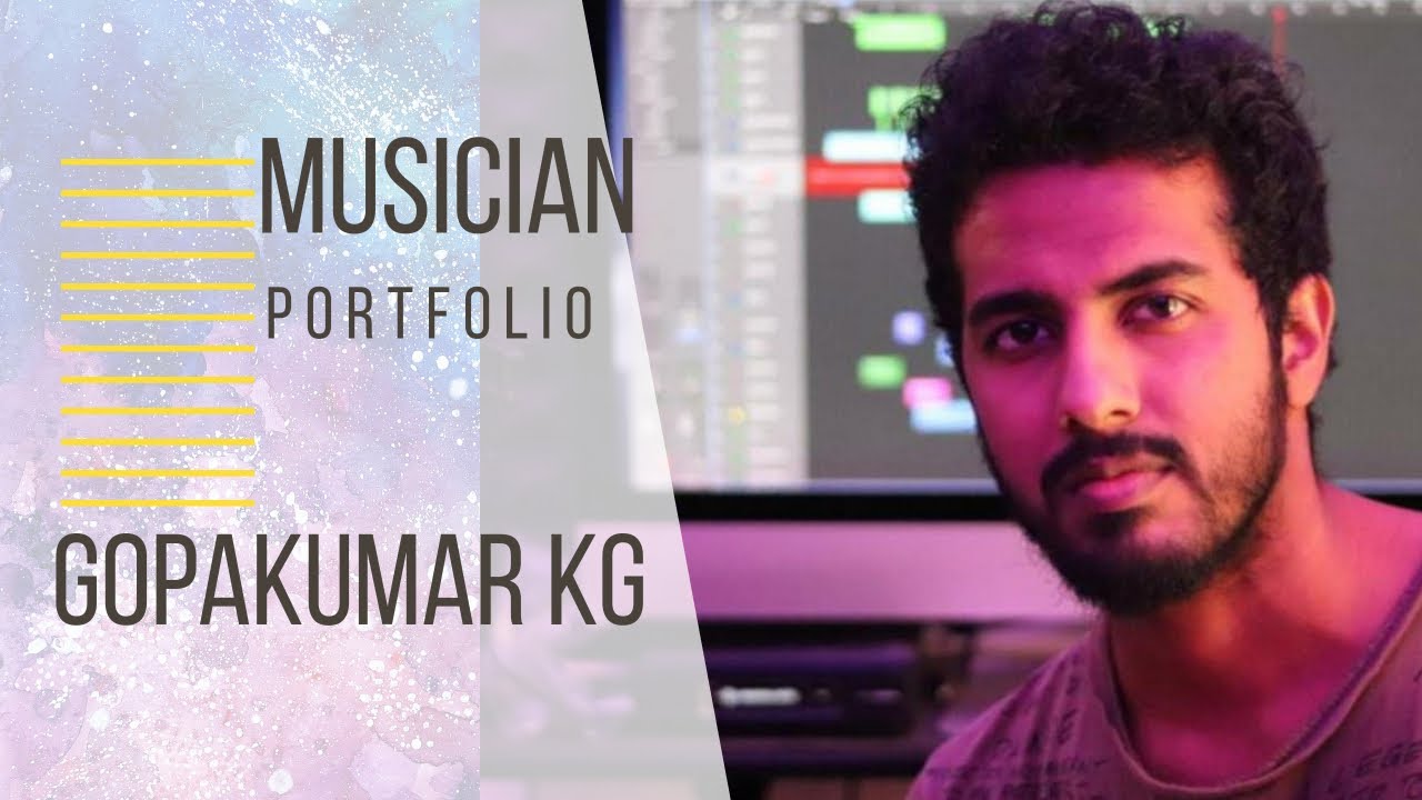 Musician Portfolio - Gopakumar K G - YouTube