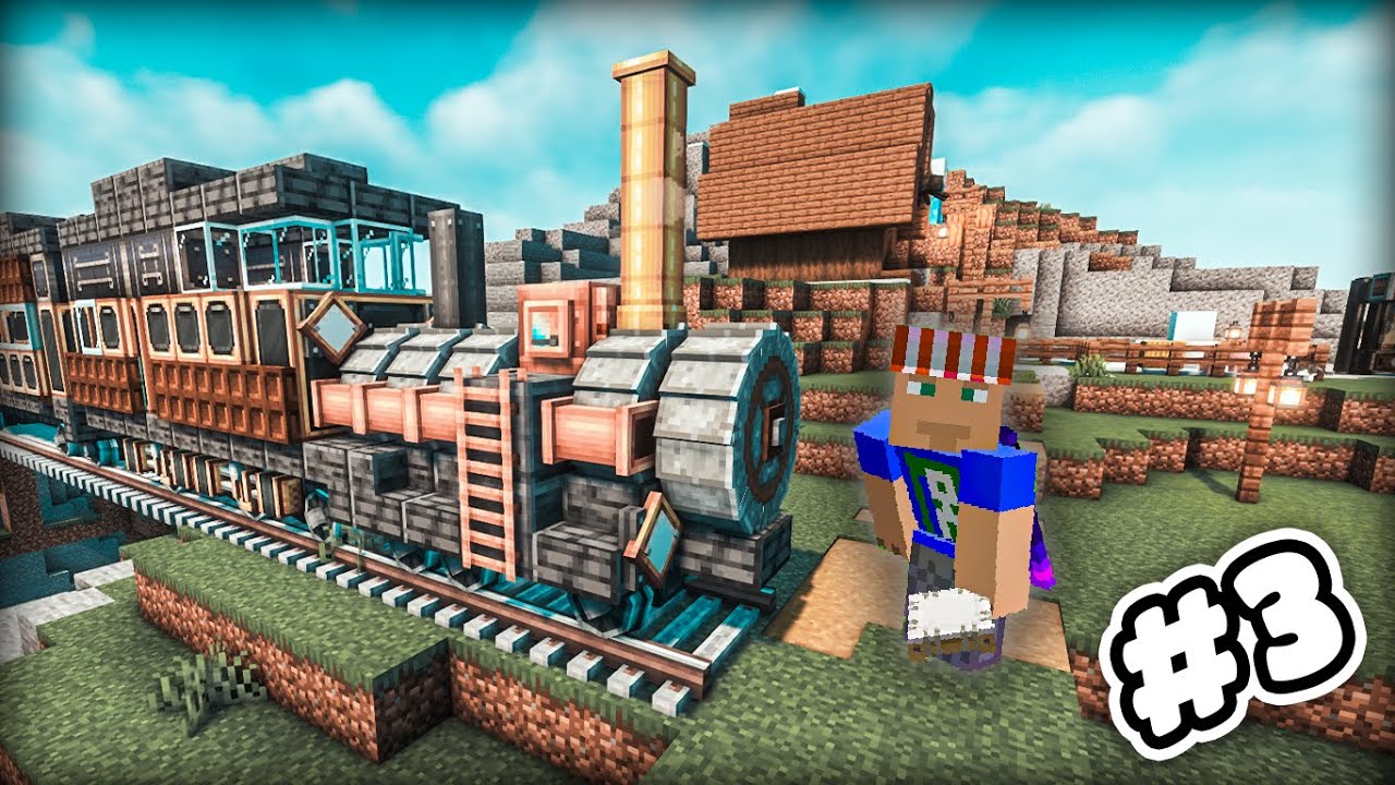 Vlaky v Minecraftu?! - YouTube