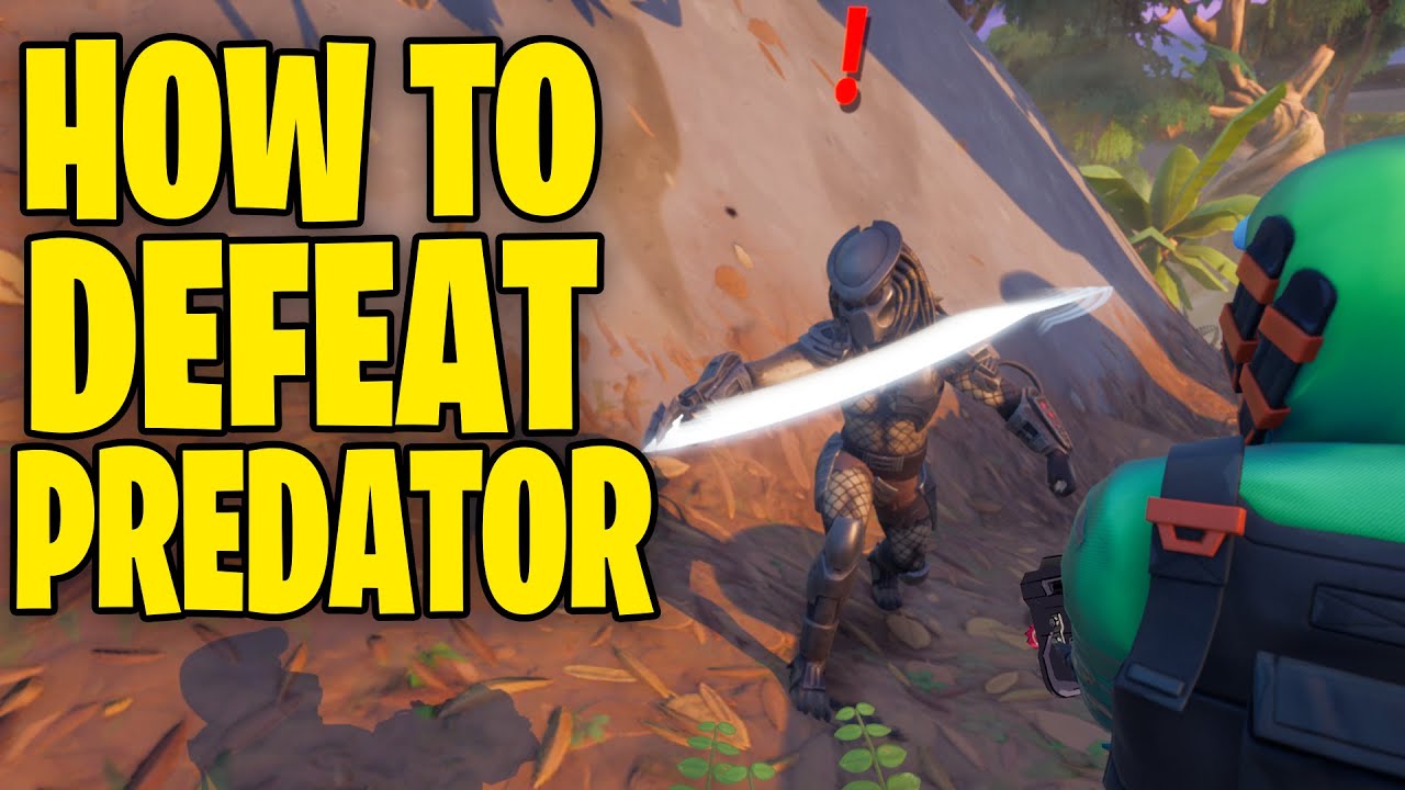 How To Defeat The PREDATOR Boss In Fortnite - YouTube