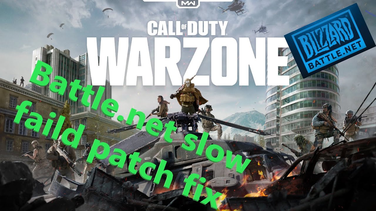 Call of duty modern warfare slow/failed patch fix Battle.net Bizzard ...