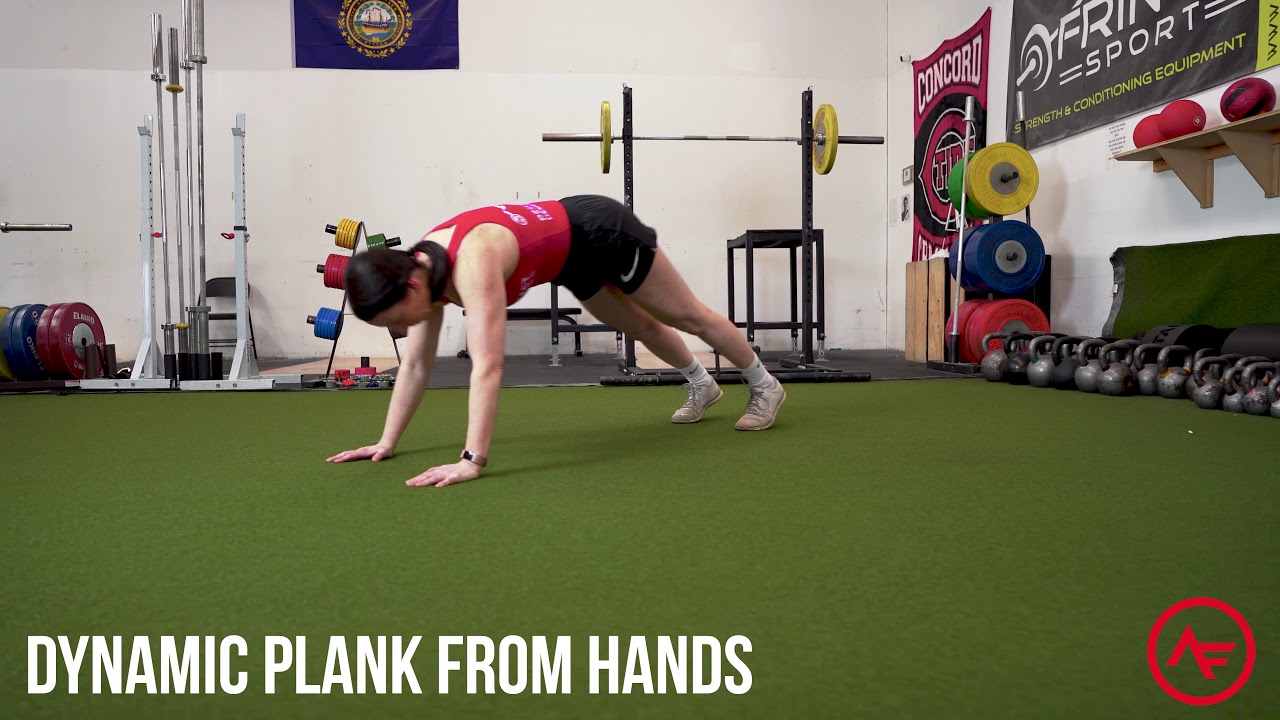 Dynamic Plank From Hands - YouTube