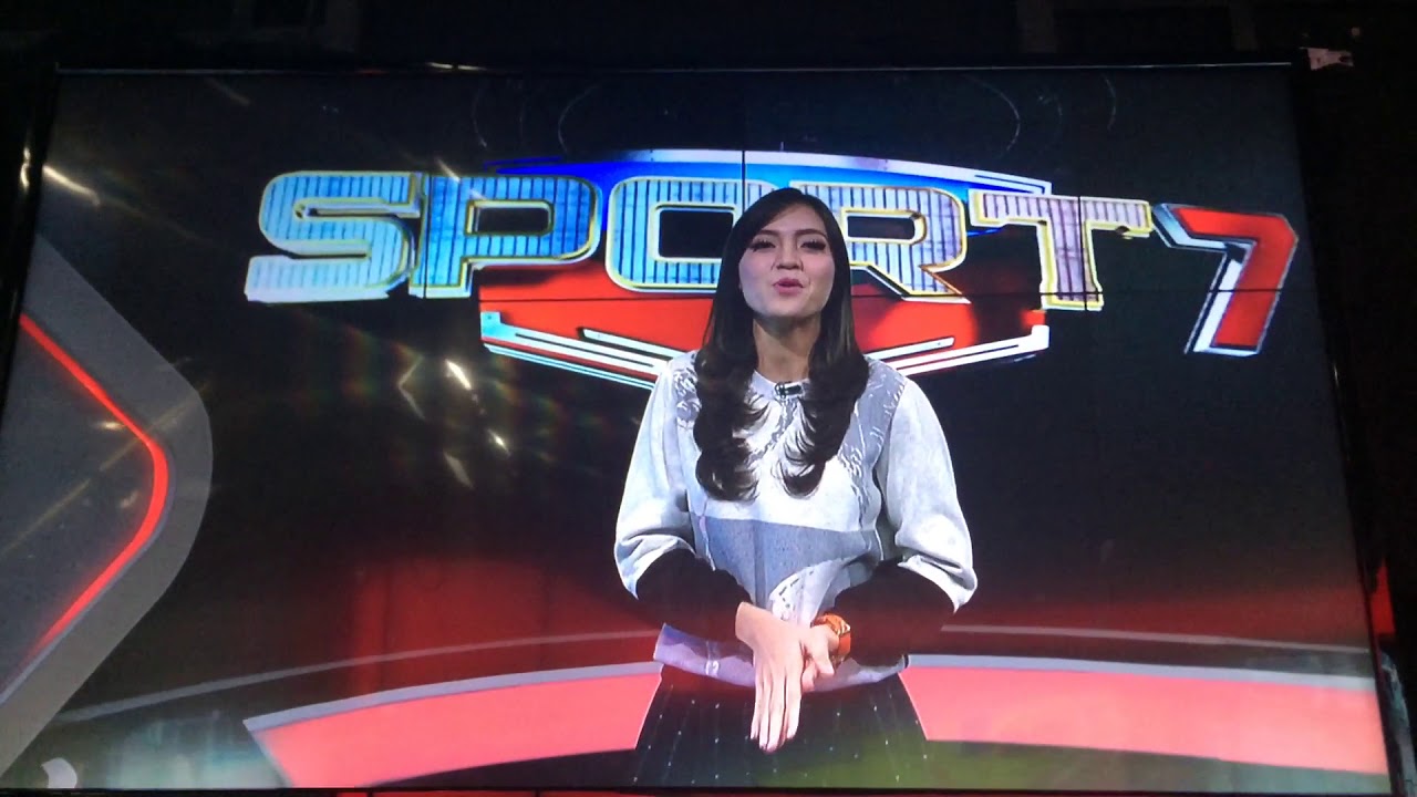 My talent, Grace Blessing, as Host “Sport 7 Malam” (Trans 7) - YouTube