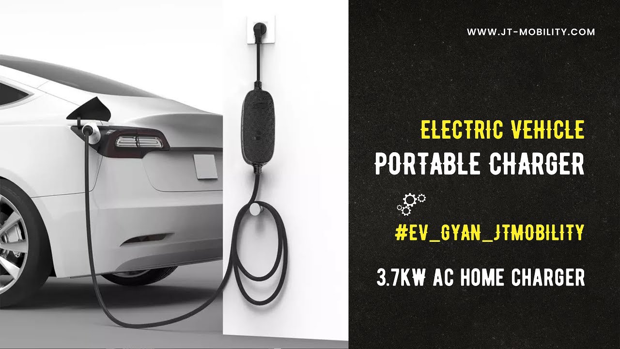 Type-2 AC portable Home EV Charger for Electric Vehicle 3.7kw single ...